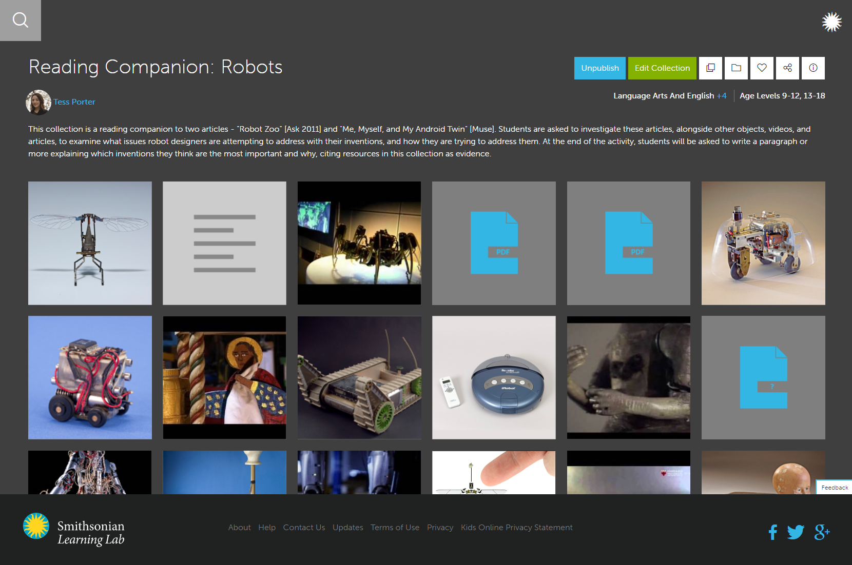 Partnering Reading with Museum Resources | Smithsonian Learning Lab