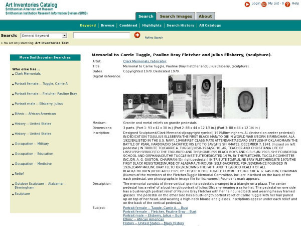 Resources :: Memorial to Carrie Tuggle, Pauline Bray Fletcher and ...