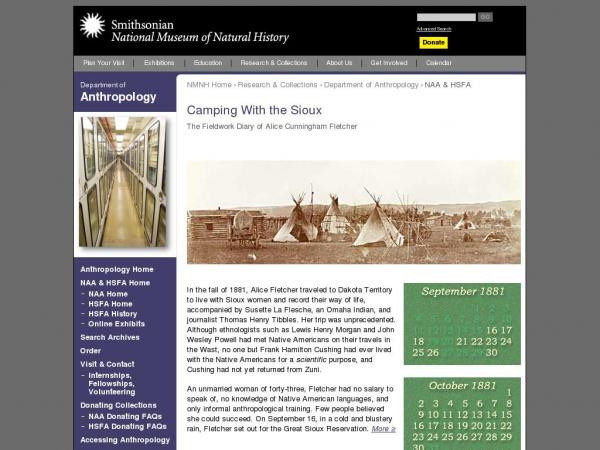 Resources :: Camping with the Sioux: Fieldwork Diary of Alice ...