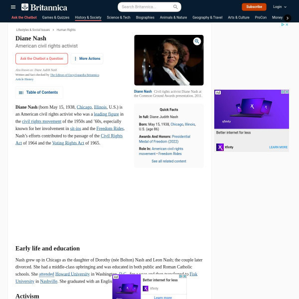 Collections :: Diane Nash | Smithsonian Learning Lab