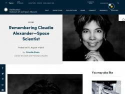 Resources :: Remembering Claudia Alexander—Space Scientist ...